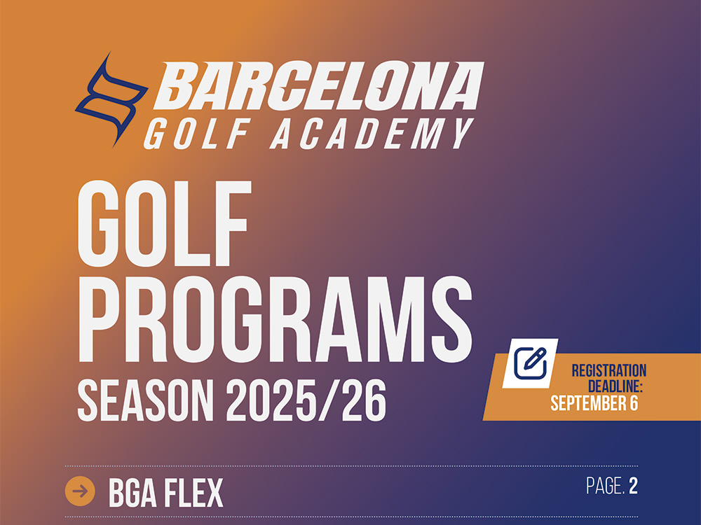 BGA FLEX, ELITE TRACK and ELITE: Choose your best Barcelona Golf ...